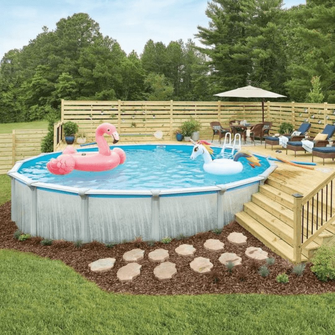 Above Ground Pools & Equipment | Round, Oval, Steel, Resin — Vita Pool ...