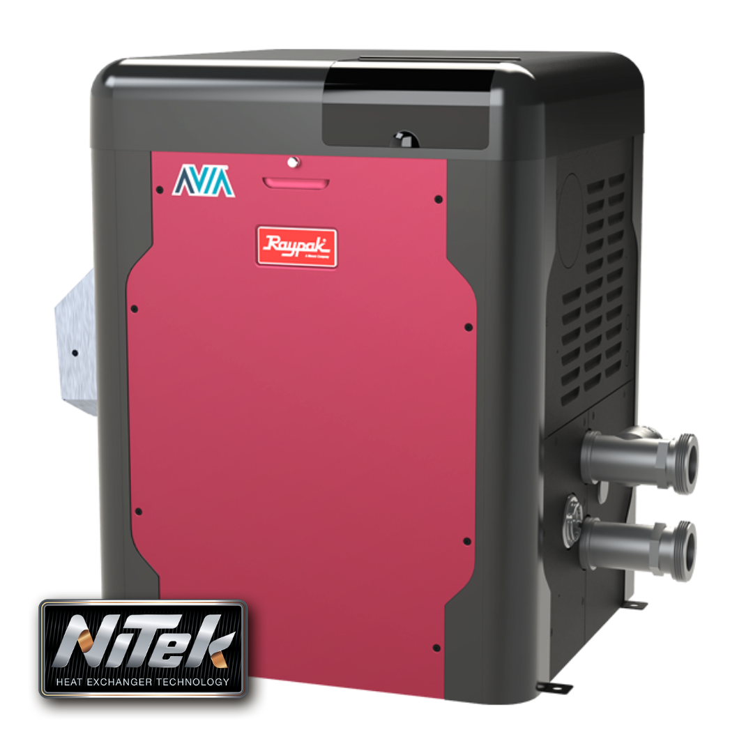 Raypak 264K BTU Avia HD Propane Heater NiTek 018050 P-R264A-EP-N