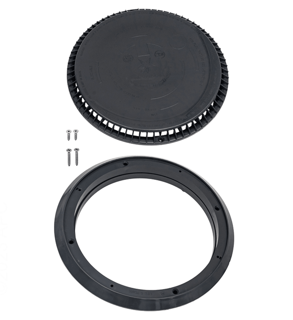 Aquastar 10AVR105 10" Gray Round Anti-Entrapment Suction Outlet Cover ...