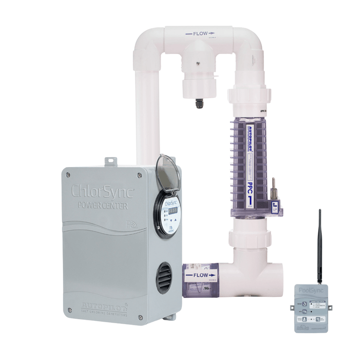 AutoPilot ChlorSync Gen II Salt System with PPM3 Manifold – 40K Gallon ...