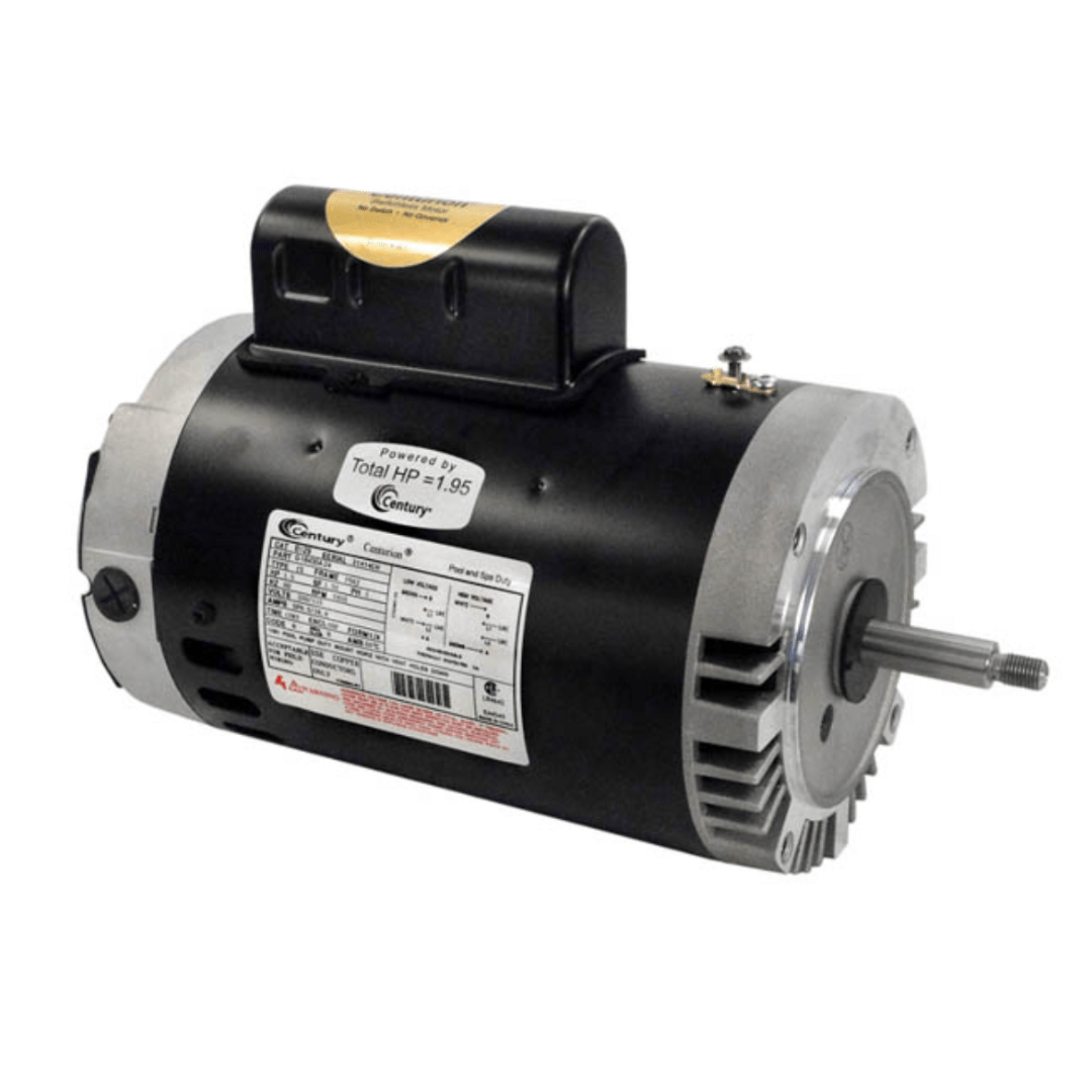 Century B129 Pool Pump Motor, 1.5 HP, 1 Ph, 60 Hz, 230/115 V, 3600 RPM ...