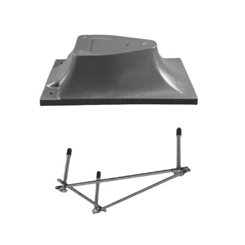 Global 3-Bolt Base for 6' / 8' Diving Board with Jig — Vita Pool Supply