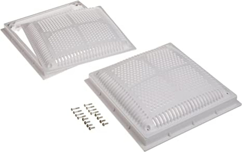 Hayward WG1033HF2PAK2 18" Square Drain Cover & Inner/Outer Frame, 2-Pk ...