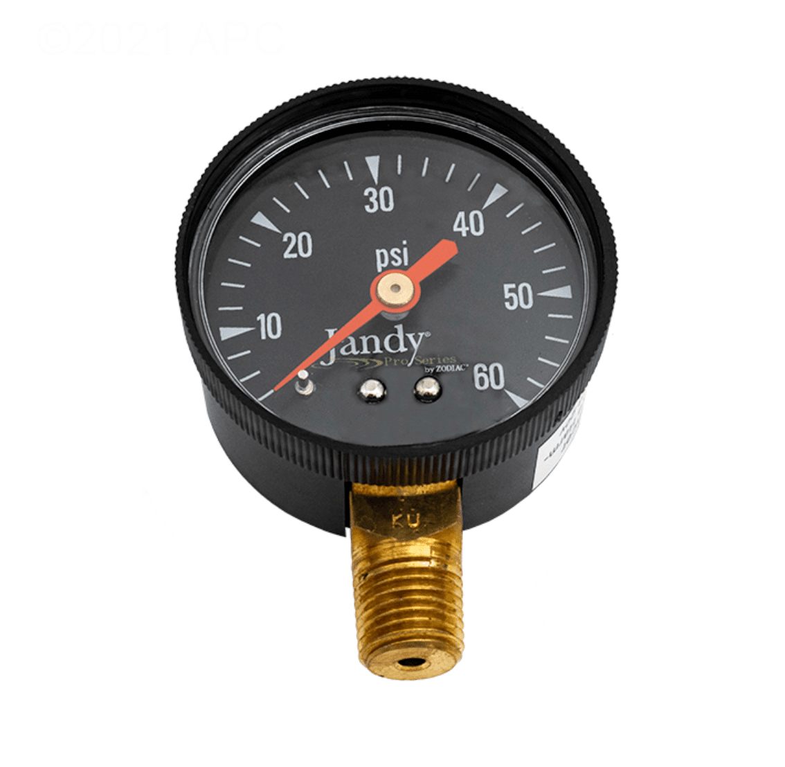 Jandy R0556900 CJ Series 0-60 PSI Pressure Gauge Zodiac — Vita Pool Supply