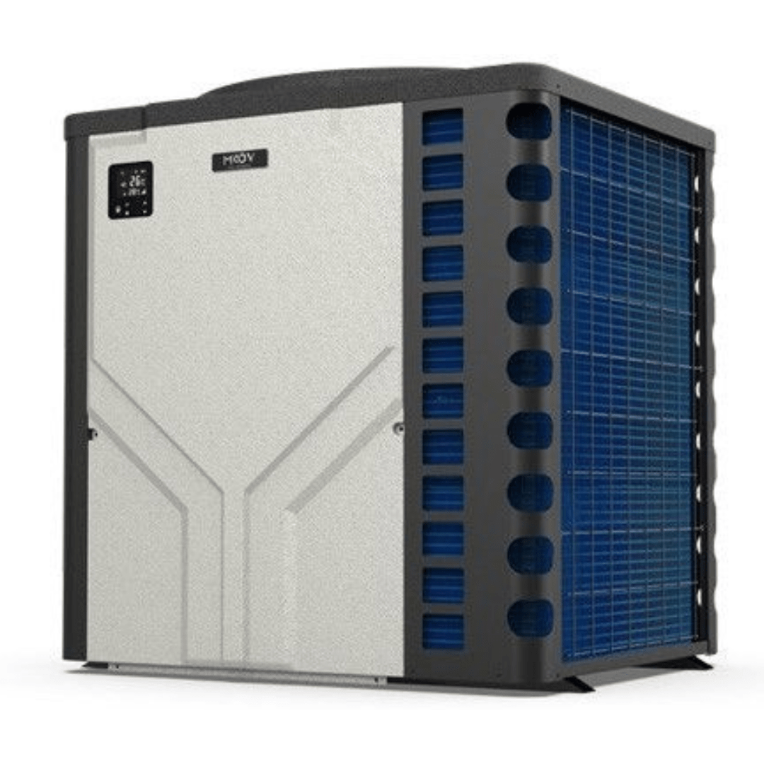 Moov 140K BTU Variable Speed Inverter Heat/Cool Pump WiFi, Titanium He ...