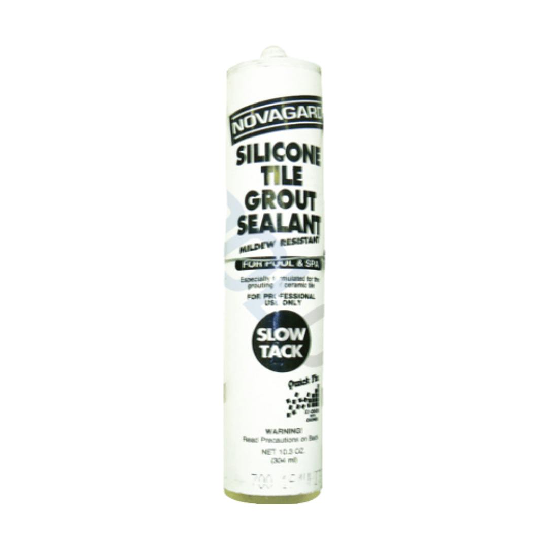 Novagard Silicone Grout 10.3 oz, White, RTV700-164 — Vita Pool Supply