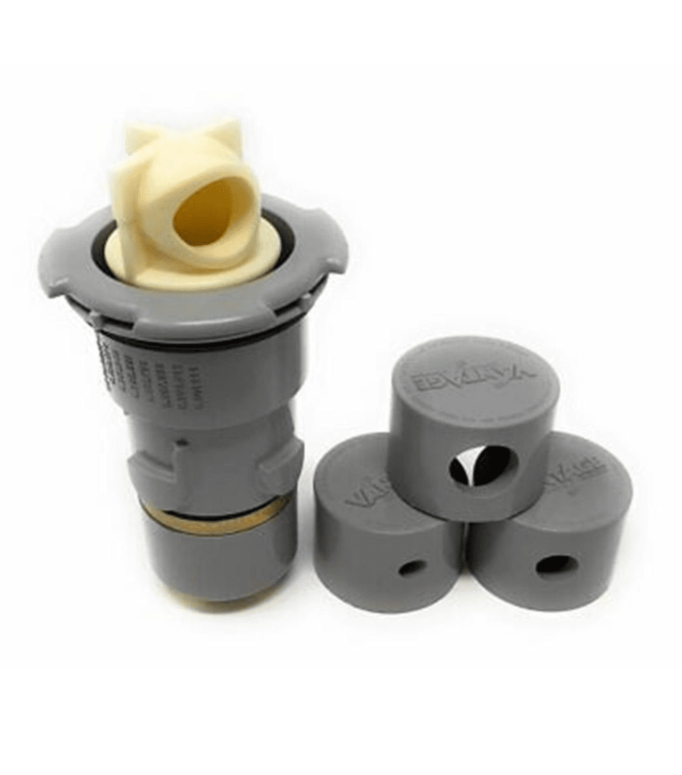 Paramount PCC2000 Light Gray Step Nozzle with Nozzle Caps 004-552-5032 ...