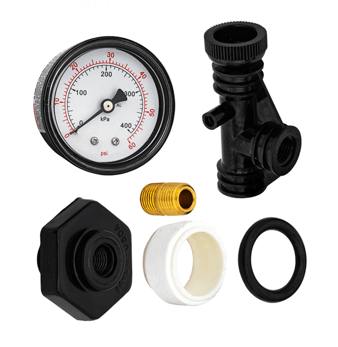 Pentair 24850-0105 Air Relief Valve & Gauge Kit for System 3 Filters ...
