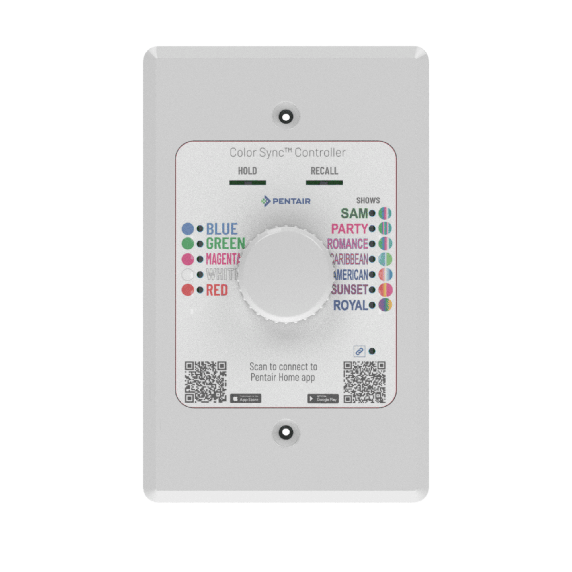 Pentair IntelliBrite Architectural Color Changing LED 10" Pool Light ...