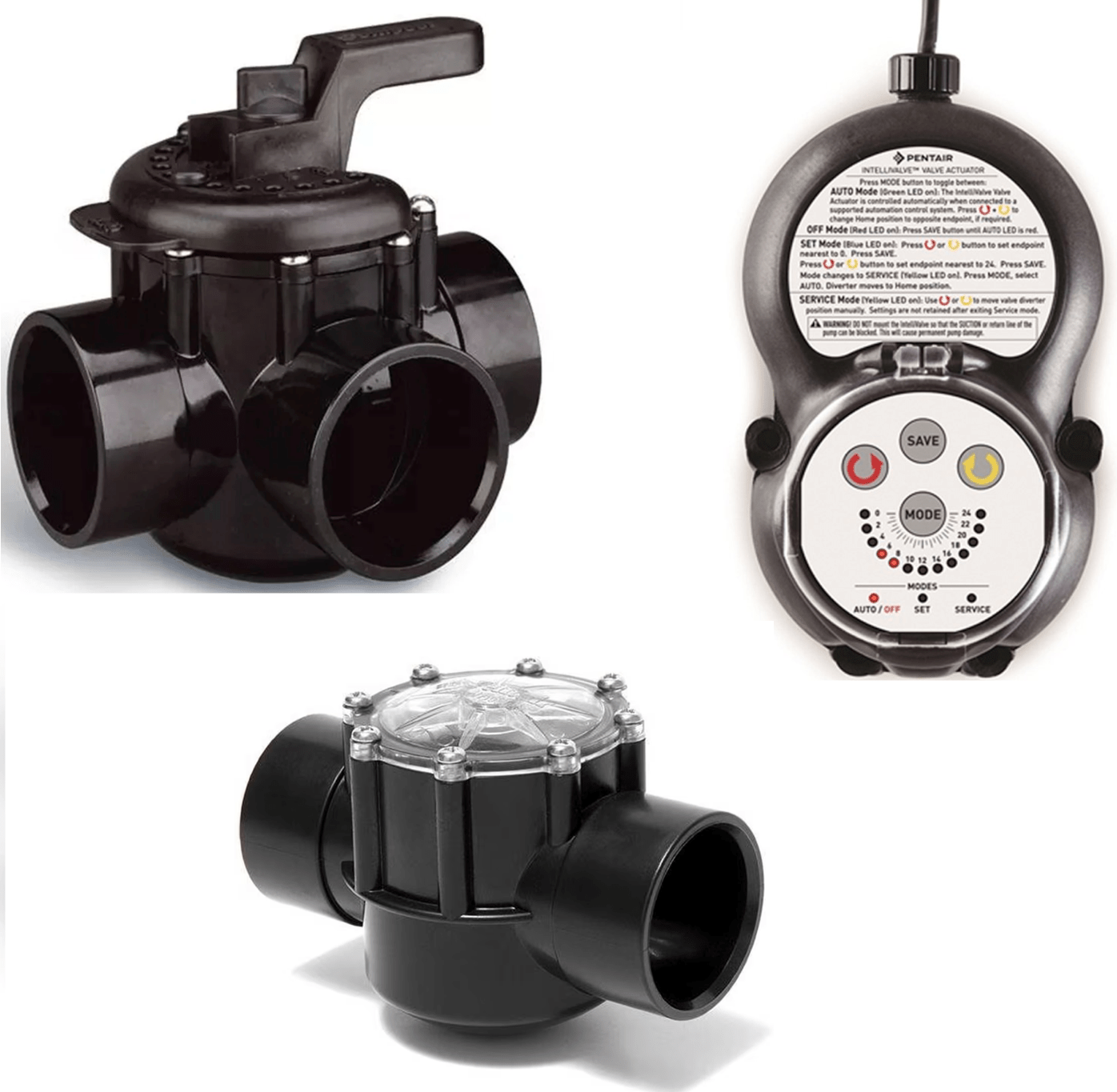 Pentair Smart Heater Automatic Bypass Valve Actuator Kit, 462048 — Vita ...