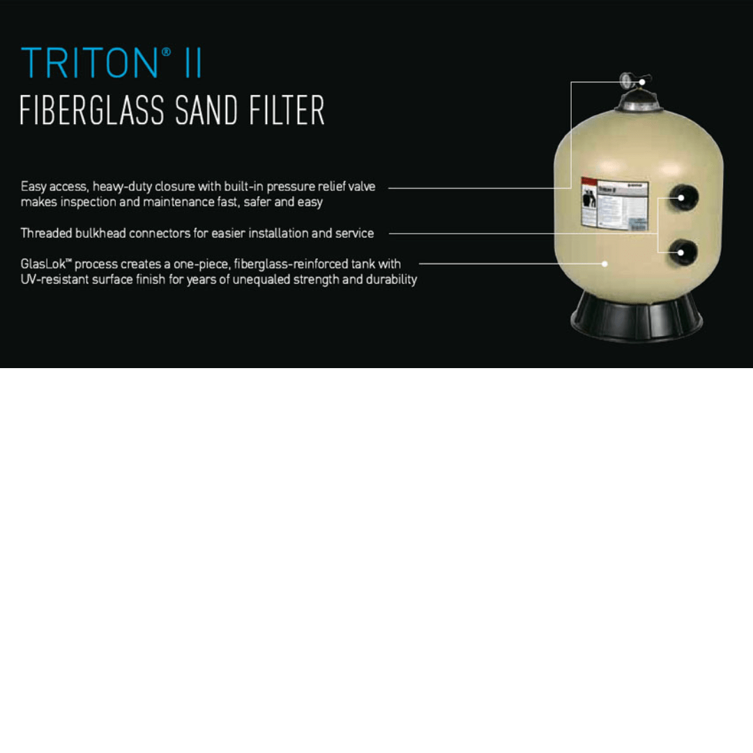 Pentair 140243 TR140 36" 7.06 Sq Ft Triton II Sand Filter — Vita Pool ...