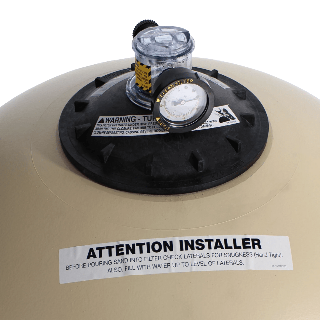 Pentair TR140 36" 7.06 Sq Ft Triton II Side Mount Fiberglass Sand Filt ...