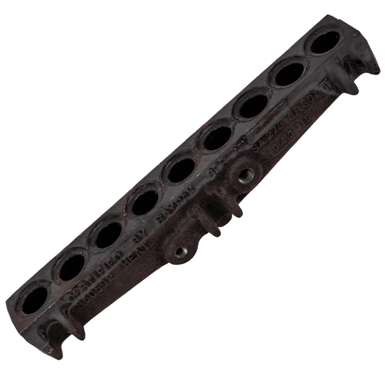 Raypak 002450F 9-Hole Cast Iron Return Header — Vita Pool Supply
