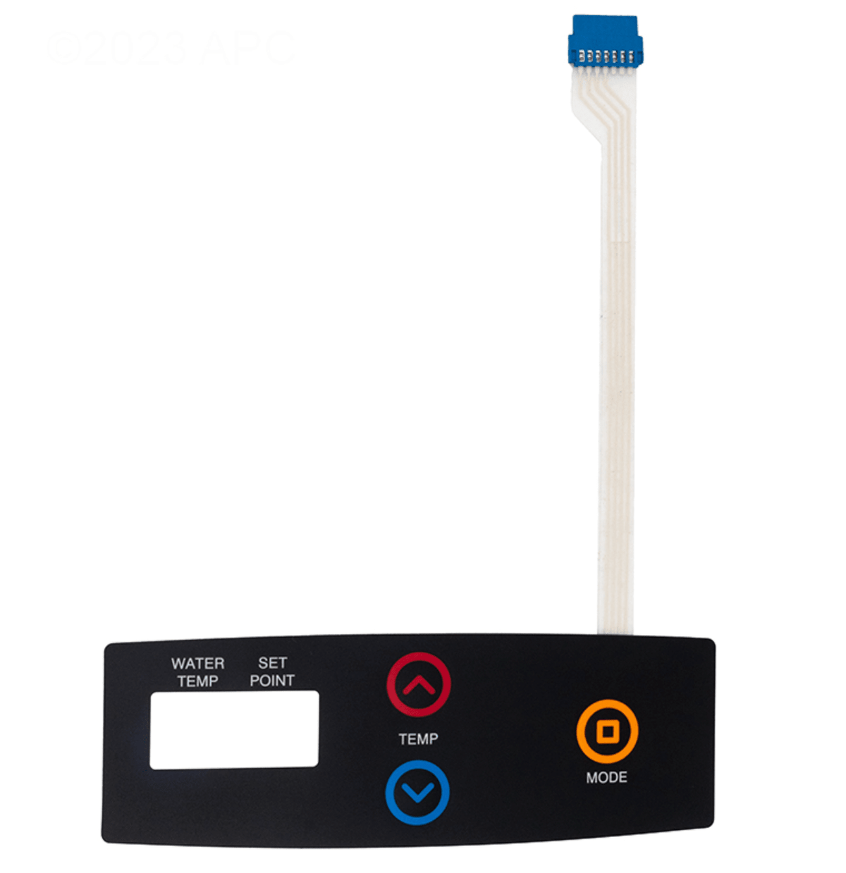 Raypak 009492F Switch/Decal Membrane R185B, 206A, 266A, 406A Heater ...