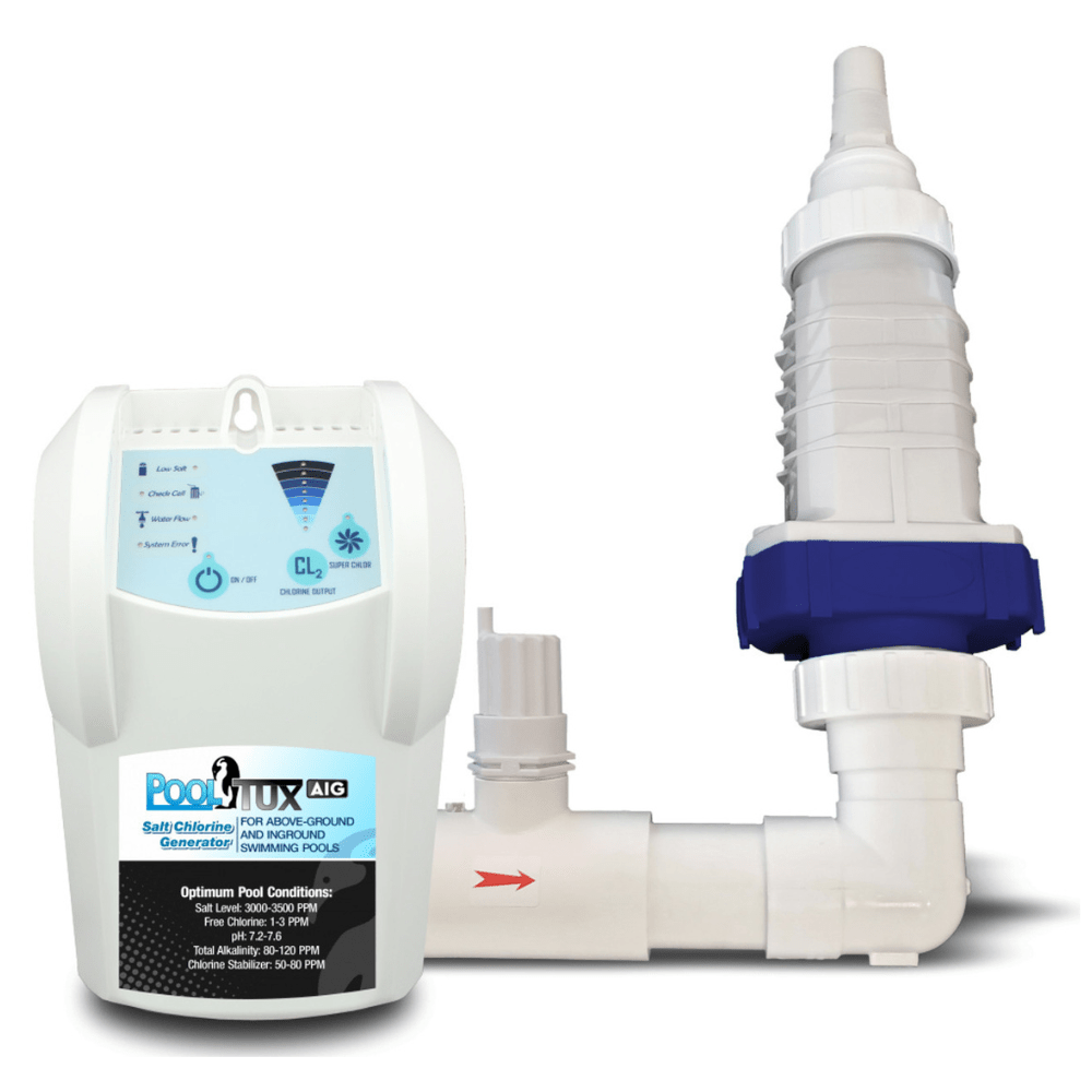 Solaxx PoolTux 28K Gallon Salt Chlorine Generator (CLG928A) PureChlor ...