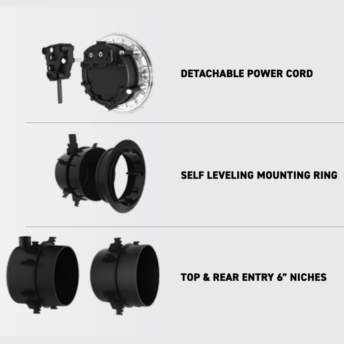 Spa Electrics QUANTUM 6" LED Pool Light Q6 WN9 – Concrete Pools — Vita Pool Supply