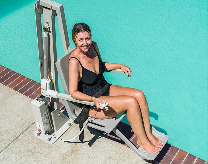 S.R. Smith 580-0000N multiLift2 Pool Lift, 350 lb Capacity, No Anchor ...