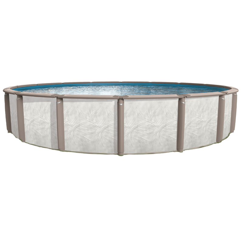54" Round Trendium Azor Resin Above-Ground Pool Kit 8.9" Rails — Vita ...