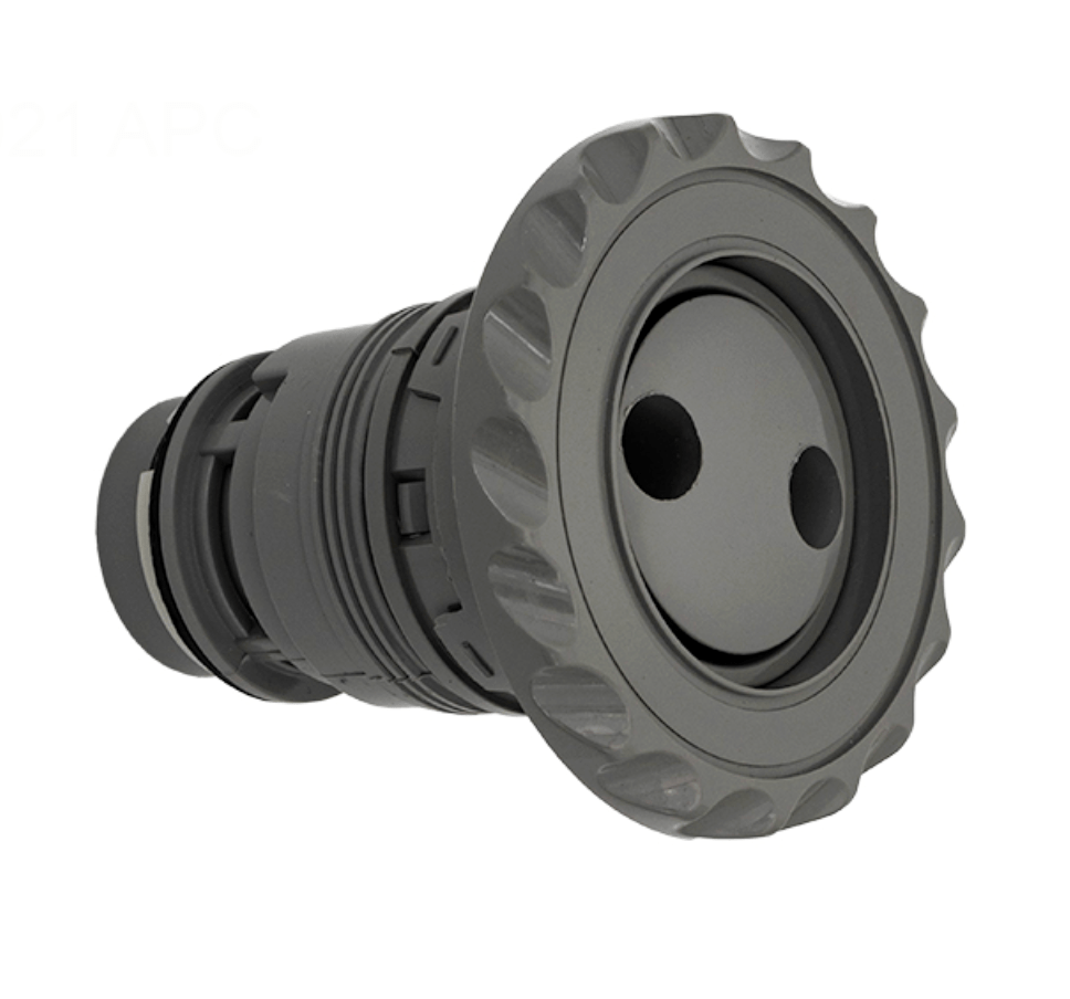 Waterway 210-6077B Poly Jet Internal Pulsator Spa Jacuzzi Head, Gray ...